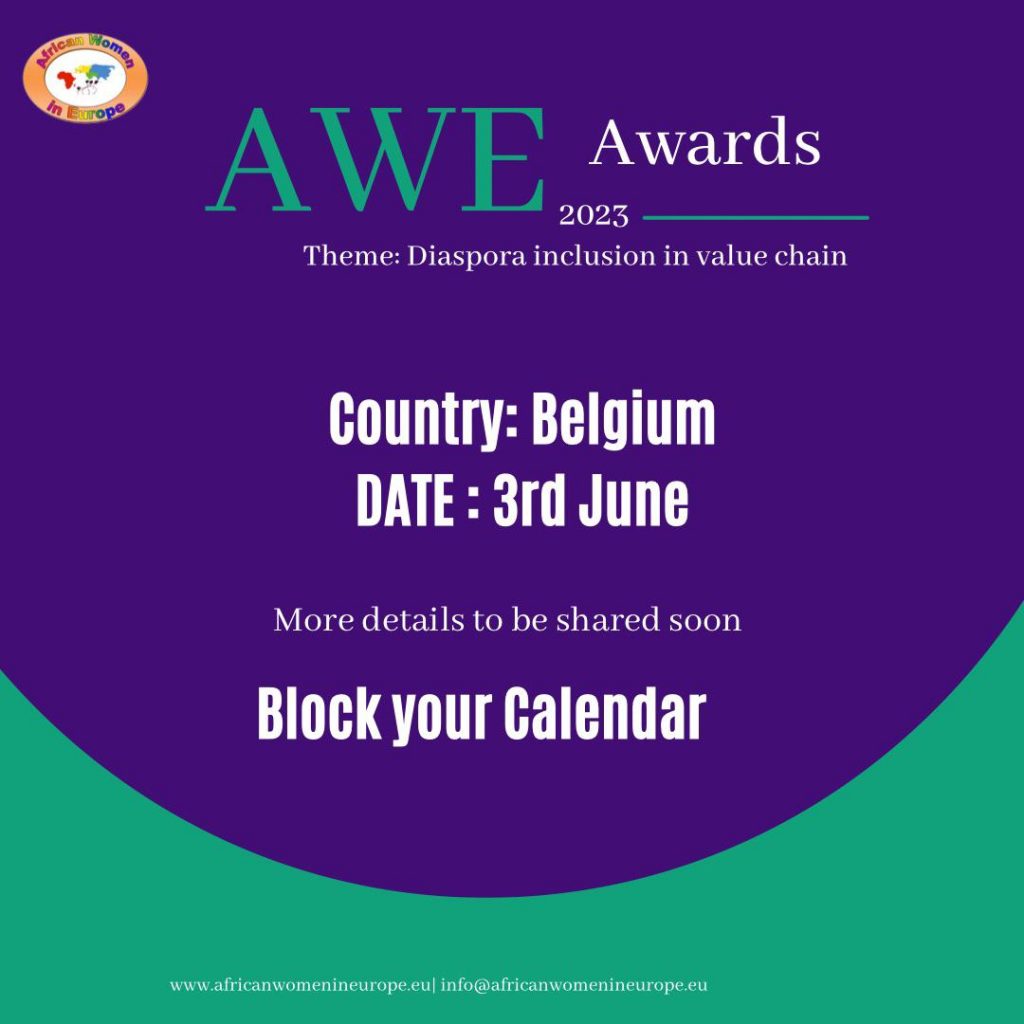 AWE AWARDS 2023 - African Women In Europe