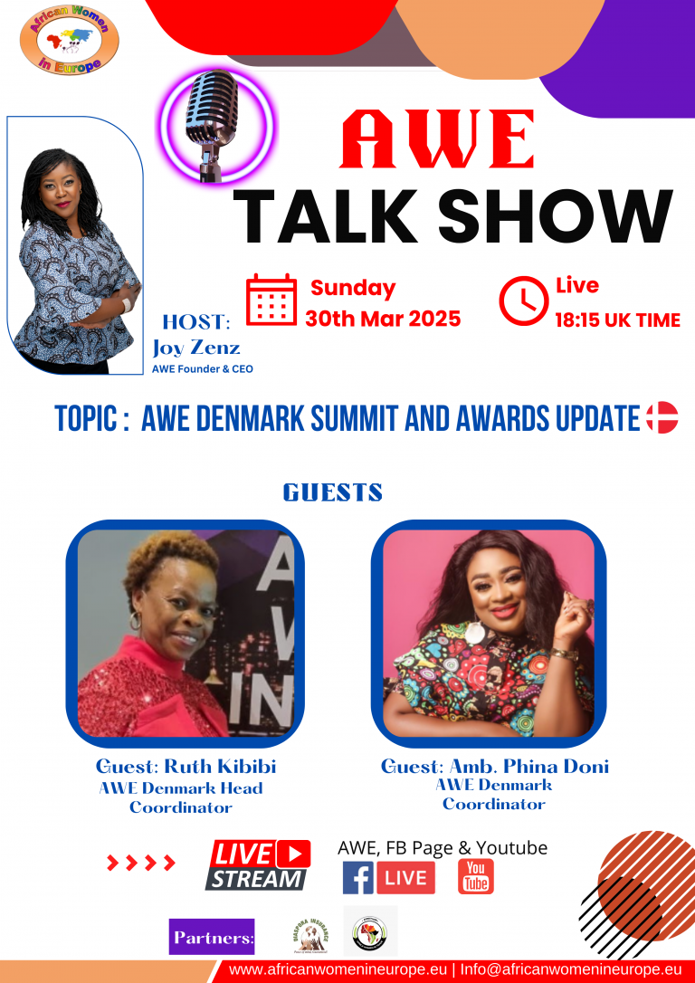 AWE TALK SHOW MARCH 2025 - African Women In Europe